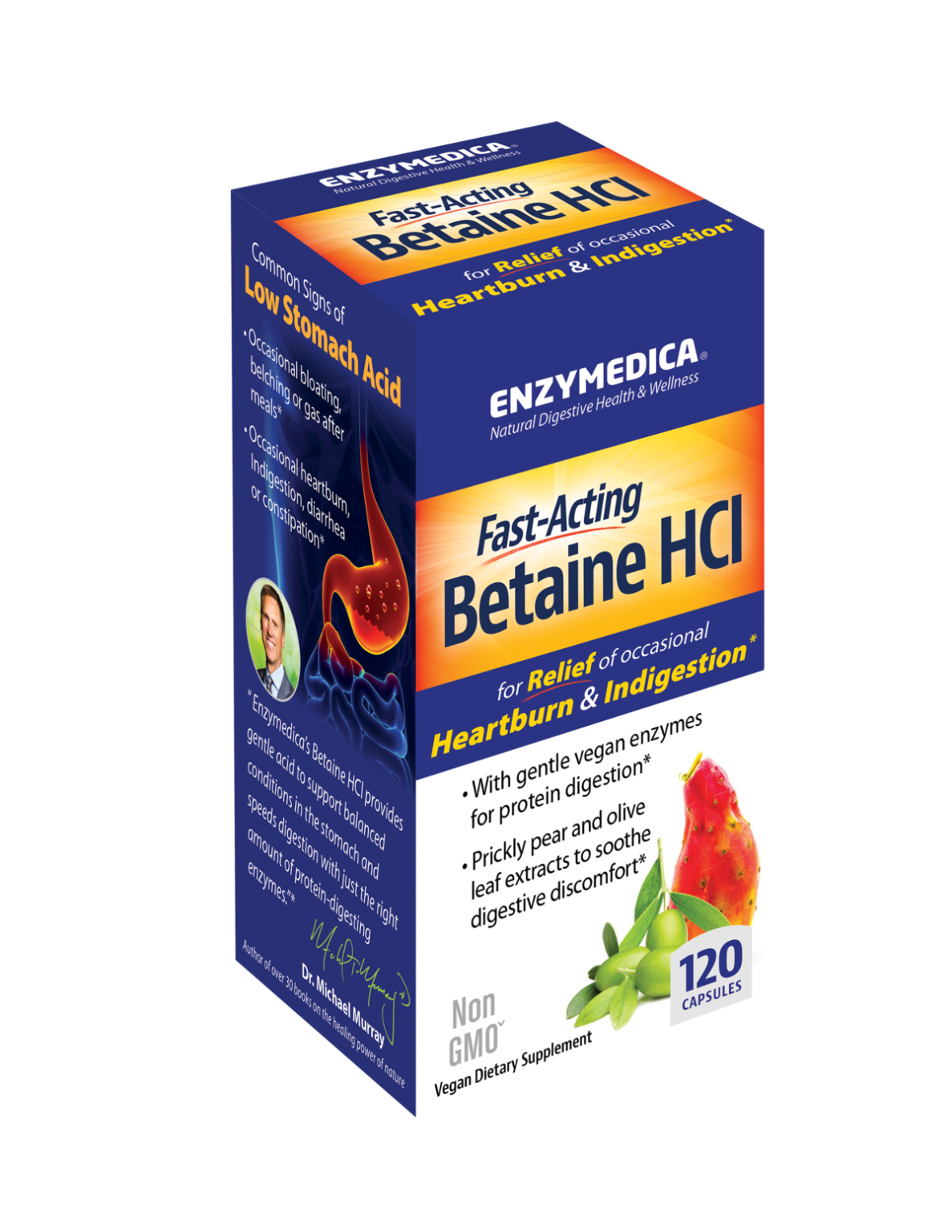 Enzymedica Betaine HCl – 120 Capsules | Vista Natural Wellness Center